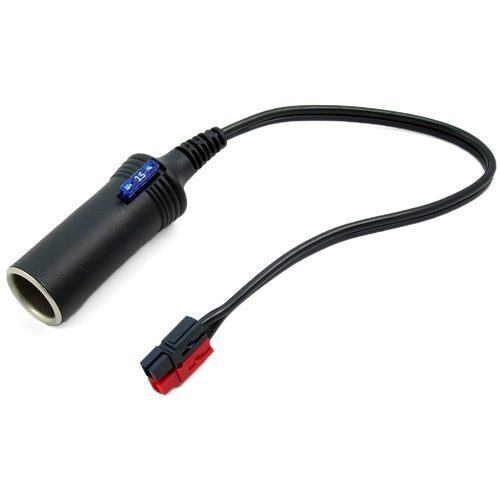 Powerwerx Automotive Cigarette Lighter Socket with Internal 15A ATC Fuse to Anderson Powerpole Connector SOC PP